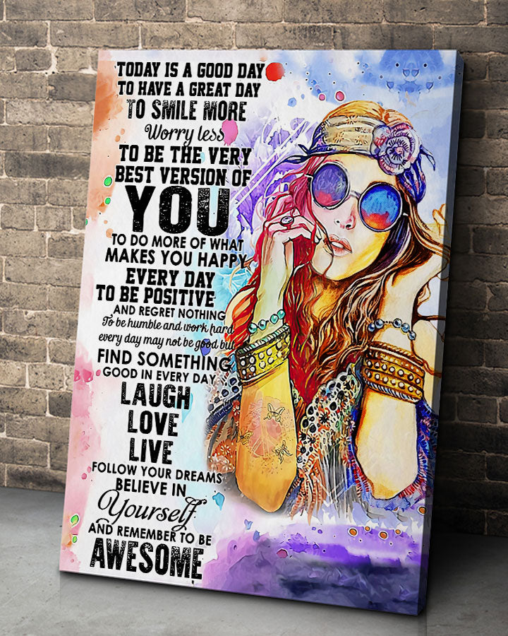 TODAY IS A GOOD DAY POSTER - TLTW0610234 – Groovy Hippie