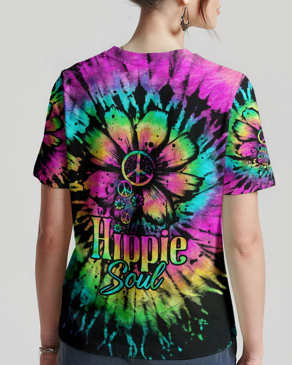 HIPPIE SOUL DAISY TIE DYE COLORFUL ALL OVER PRINT - TLTW0607231 ...