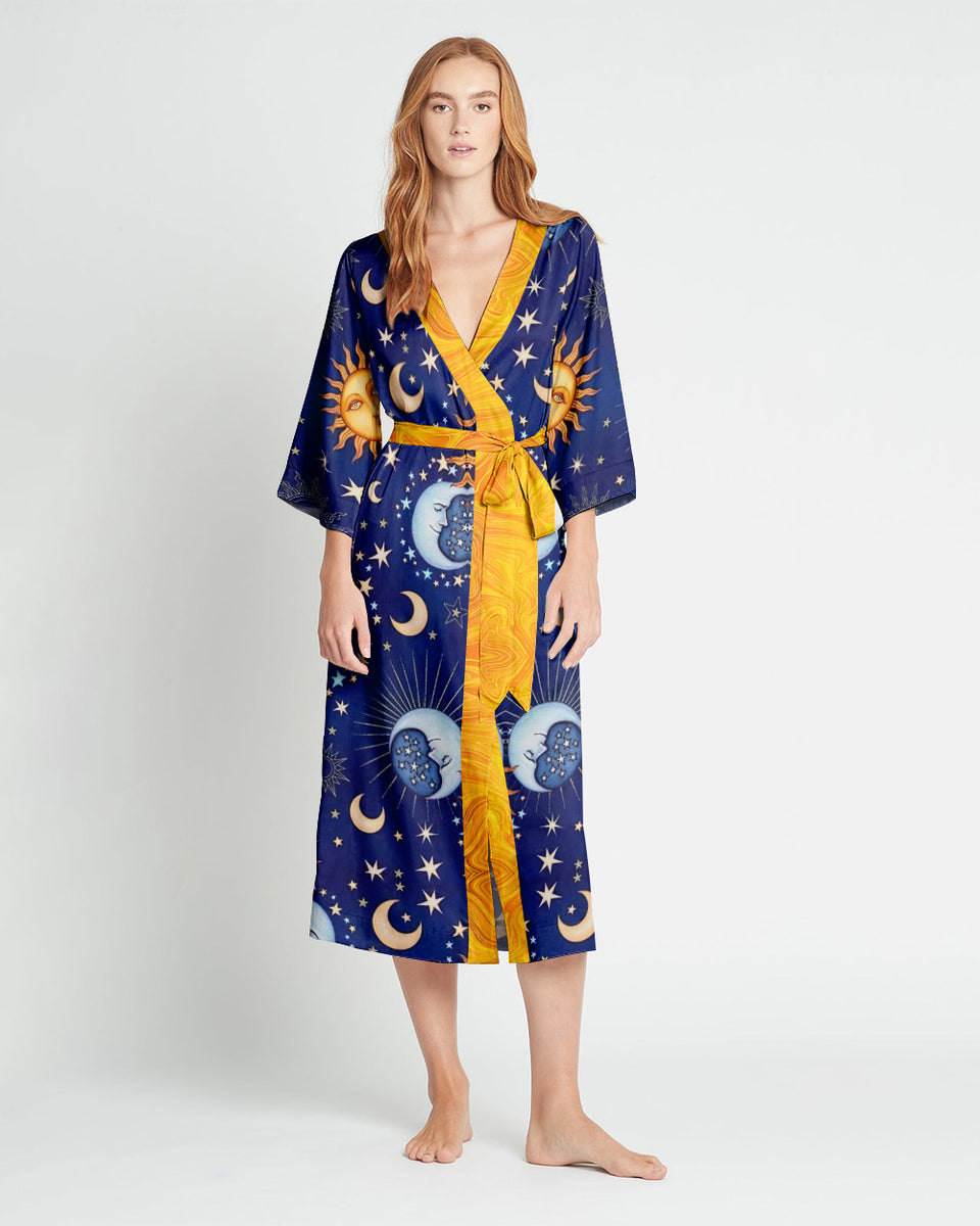 SUN AND MOON HIPPIE KIMONO ROBE - YHHG0308231 – Groovy Hippie